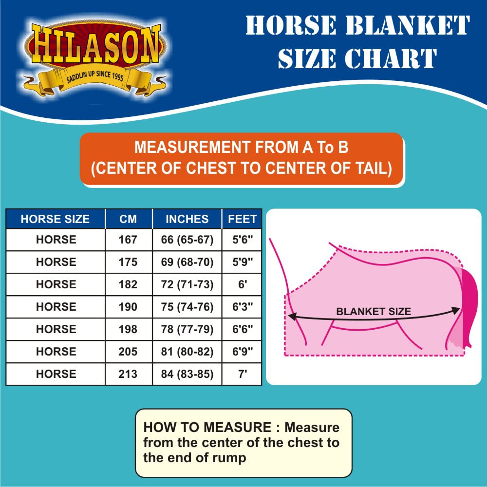 American Flag 74 in HILASON 1200D Winter Waterproof Poly Horse Blanket Belly Wrap | Horse Blanket | Horse