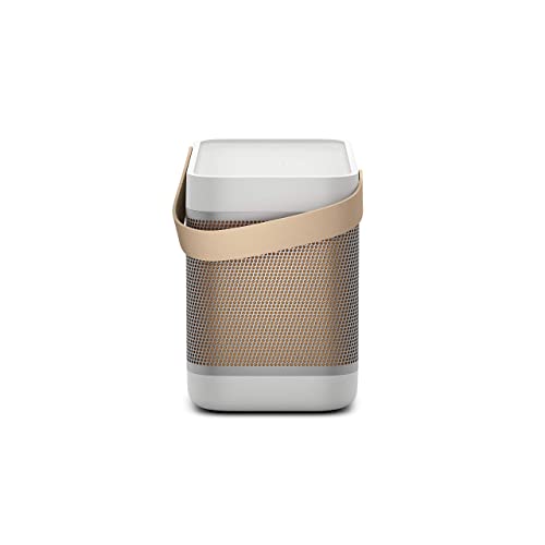 Bang & Olufsen Beolit 20 Powerful Portable Wireless Bluetooth Speaker, Grey Mist & Beoplay HX – Comfortable Wireless ANC Over-Ear Headphones - Black Anthracite