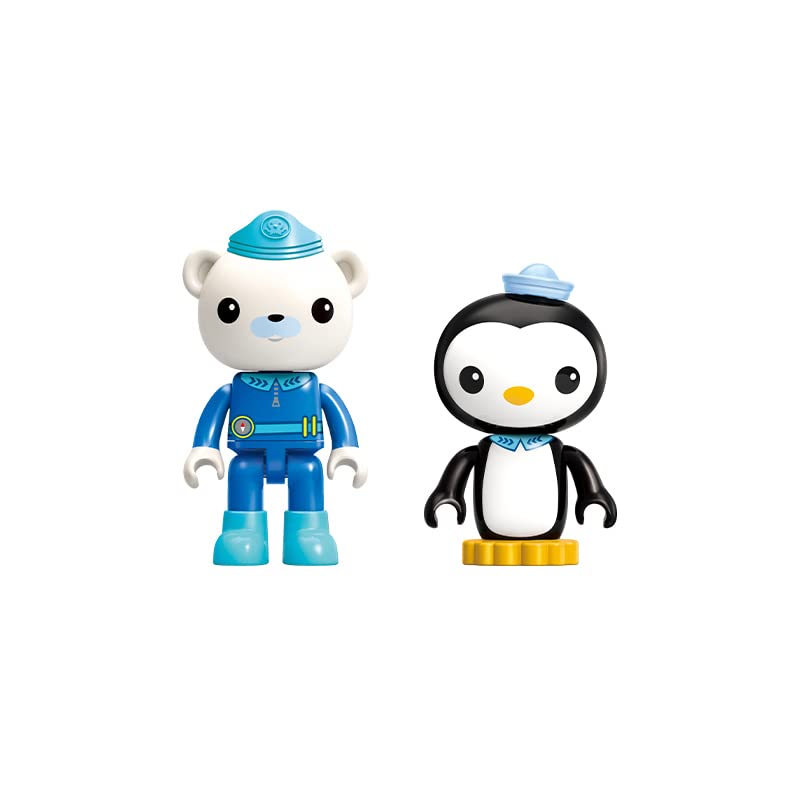 BASEPLATES for Age 6+ Building Block Octonauts Ocean Adventure Octonauts Rescue Ship GUP-E Guppy GUP-D Mobula Vehicle & Barnacles Peso 429pcs Building Brick Set-No Package Box