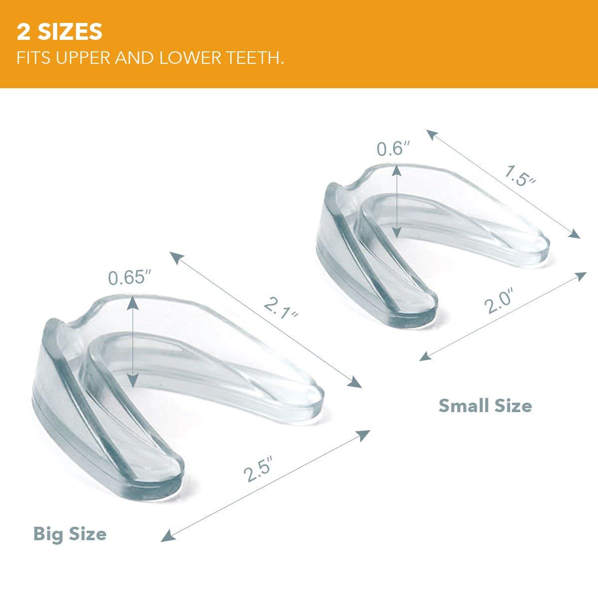 Neomen Mouth Guard for Teeth Grinding: Nighttime Dental Guard for Clenching, Anti-Snoring, and TMJ Relief - BPA Free, Moldable, Includes 4 Guards for Adults & Kids with Case