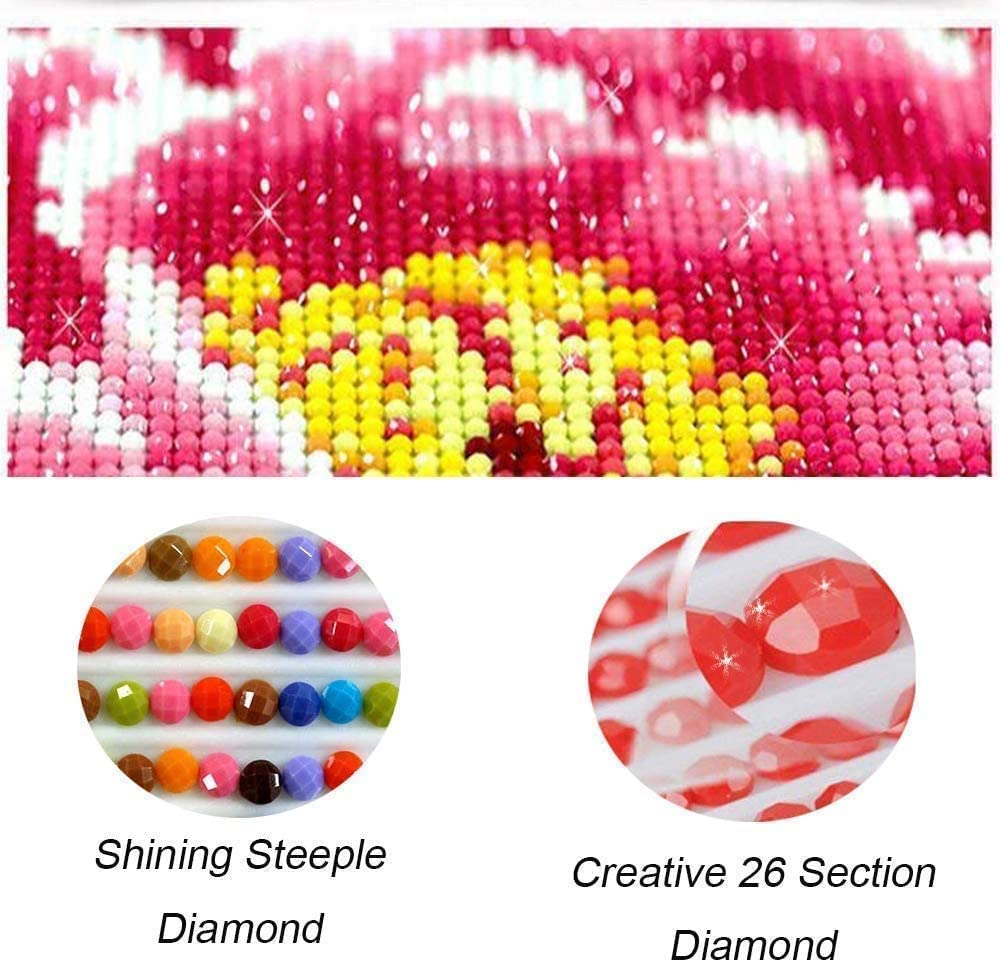 5D DIY Diamond Painting Mermaid 16X20 inches Full Round Drill Rhinestone Embroidery for Wall Decoration