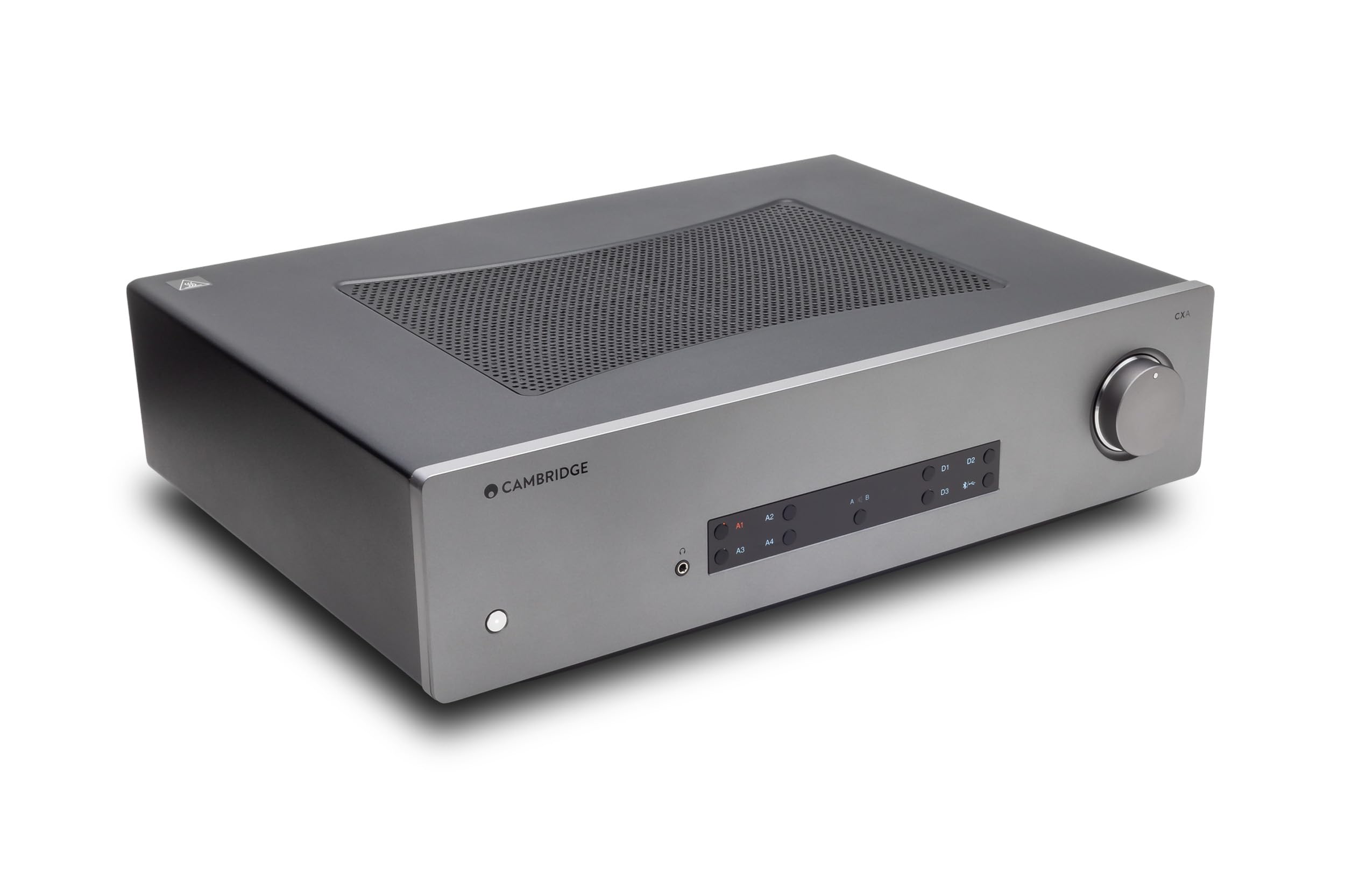Cambridge Audio CXA81 Stereo Two-Channel Amplifier with Bluetooth and Built-in DAC - 80 Watts Per Channel (Lunar Grey)