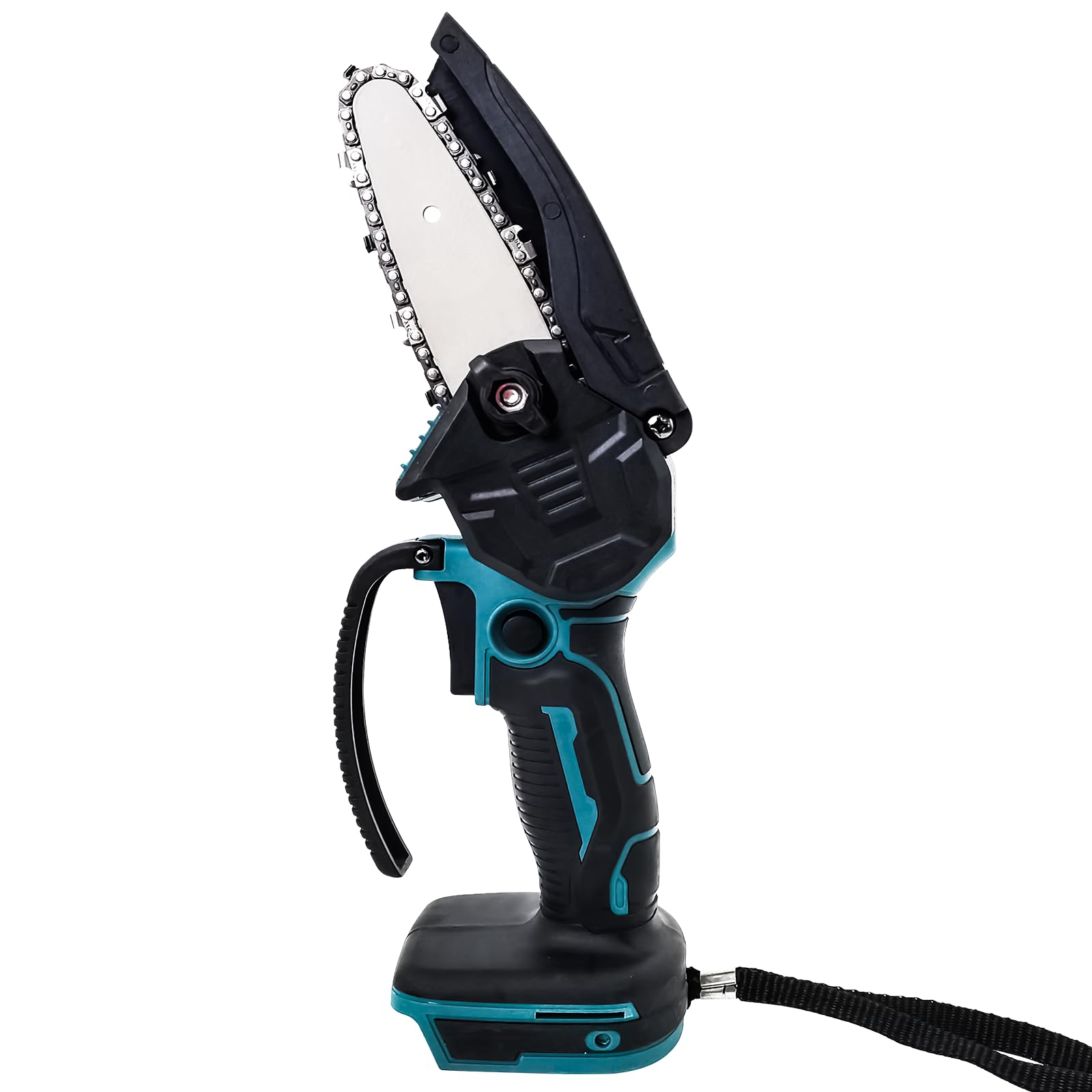 4" Cordless Chainsaw for Makita 18V Battery -TEETOK Mini Electric Portable Chainsaw for Tree Branches, Courtyard, Household and Garden (Tool Only)