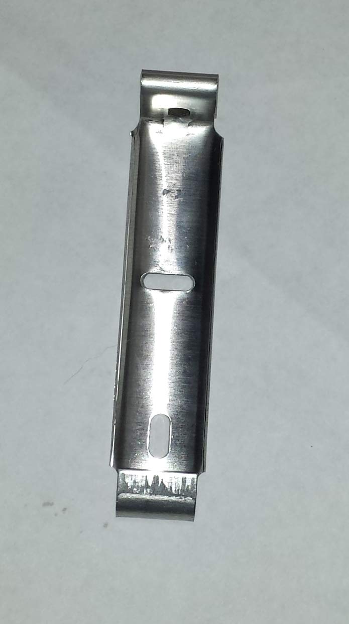 4" inch Rain Gutter Hanger Bracket Hook Clip Style Heavy Duty .060 Thick Aluminum for K-Style Gutters(25 Pack)