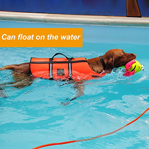 Vivifying Long Dog Leash, 20FT Floating Dog Training Leash, Lightweight Dog Check Cord Rope Leash with Comfortable Handle for Outside, Hiking, Swimming, Beach and Lake