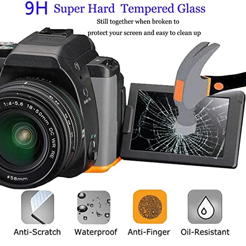 debous Screen Protector for Fujifilm X-S20 X100T X100F X-E2 X-E2S (not for X100V), Anti-finger Optical Tempered Glass for Fuji XS20 X100T X100F XE2 XE2S Digital Camera (3 pack)