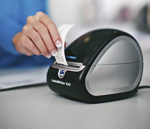 DYMO Label Printer | LabelWriter 450 Direct Thermal Label Printer, Great for Labeling, Filing, Mailing, Barcodes and More, Home & Office Organization