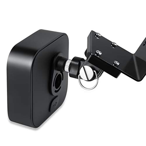 Wasserstein Weatherproof Gutter Mount with Universal Screw Adapter - Compatible with Blink Outdoor/Outdoor 4/XT/XT2 (1-Pack, Black)