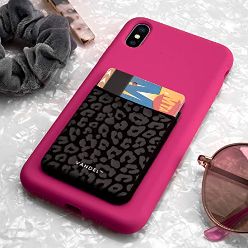 VANDEL Pocket โ Stick-On Fabric Phone Wallet Stick On for Women, Cute Credit Card Holder for Phone Case, Stick On Back of Phone Fabric Sleeve for iPhone Pocket, Stretchy Wallet Phone Case
