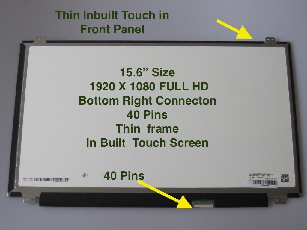 New Pavilion Laptop 15-CC610MS Touch Screen + Digitizer 15.6" FHD WXGA LCD LED Embedded Touch Display Screen