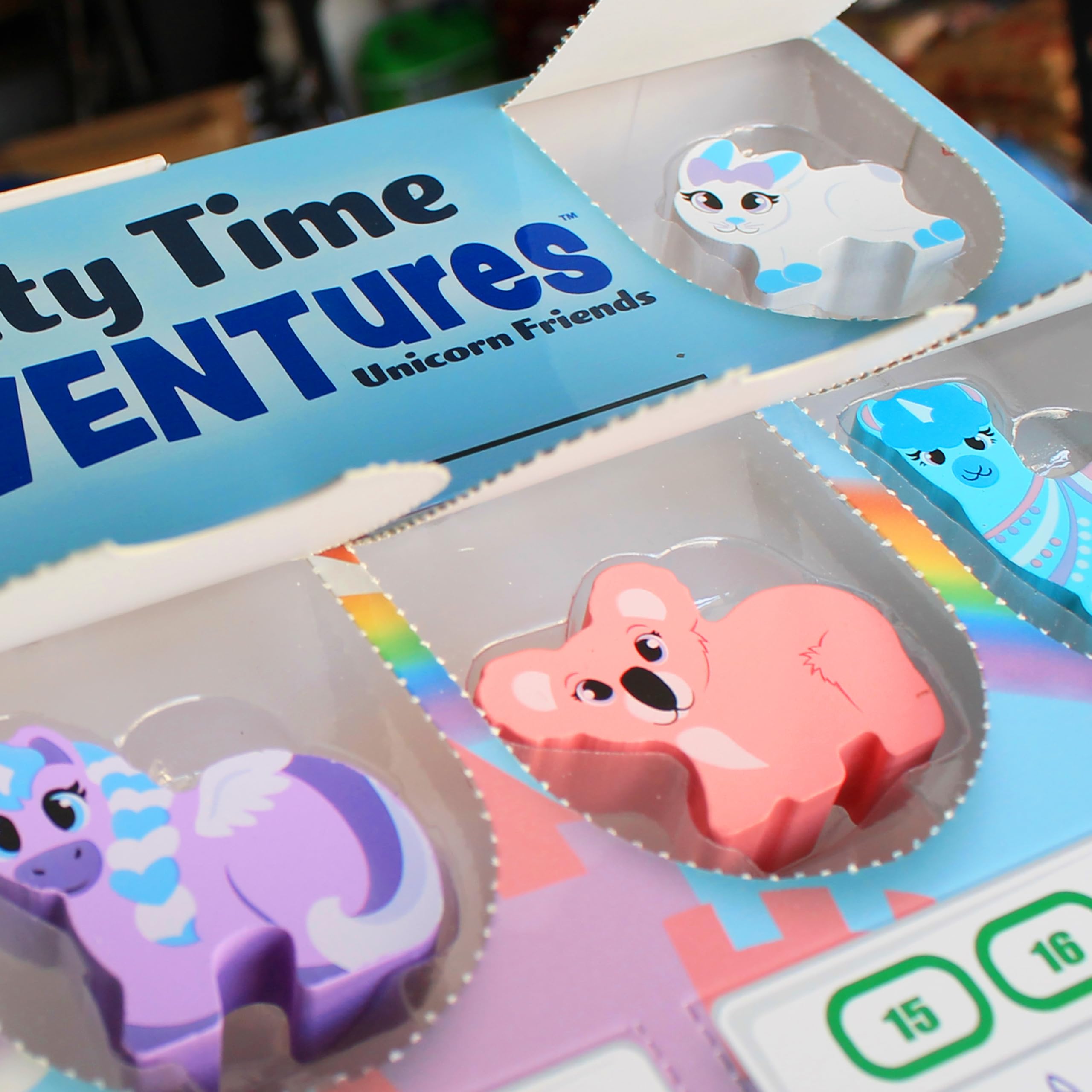 Potty Time Adventures Toddler Potty Training Chart by Lil ADVENTS - 14 Wooden Stacking Blocks / Prizes, Potty Training Advent Game - Behavior Reward Chart, Stickers & Activity Board - Unicorn Friends