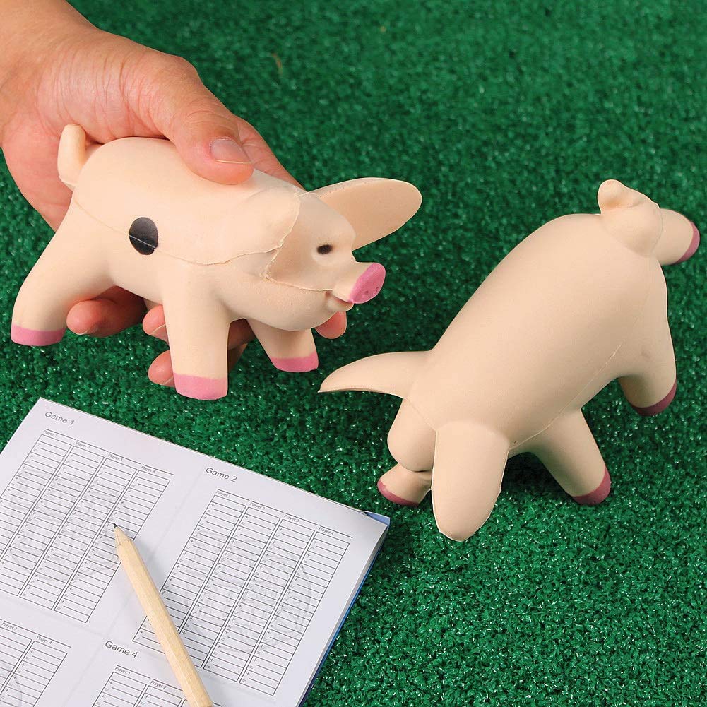 Big Game Toys~Big Pigs Yard & Floor Game Giant Camping Indoor/Outdoor Pass The Pig dice with Free BGT Sticker