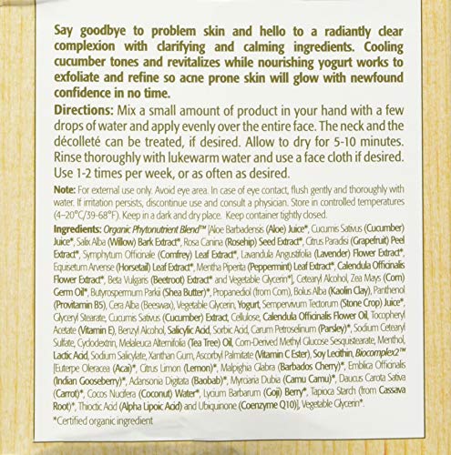 Eminence Clear Skin Probiotic Masque Skin Care, 2 Ounce
