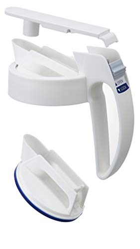 Lustroware Easy Care One-touch Airtight Pitcher 2.2QT (71oz) for Hot or Cold Liquids | High Heat Resistant, Leak Proof & Space Saving | Made in Japan