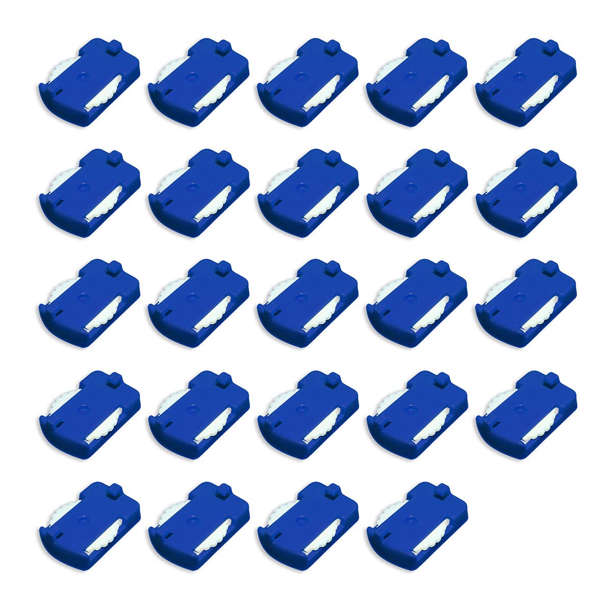 Blue TTC (Total Team Control) Bases - 24 Pack for Electric Football Figures