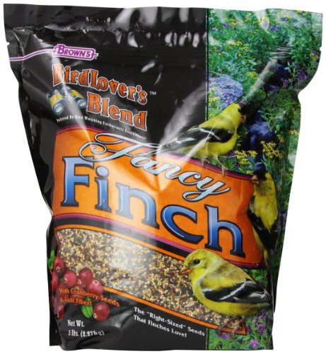 F.M. Brown'S Bird Lover'S Blend Fancy Finch With Cranberries, 5-Pound
