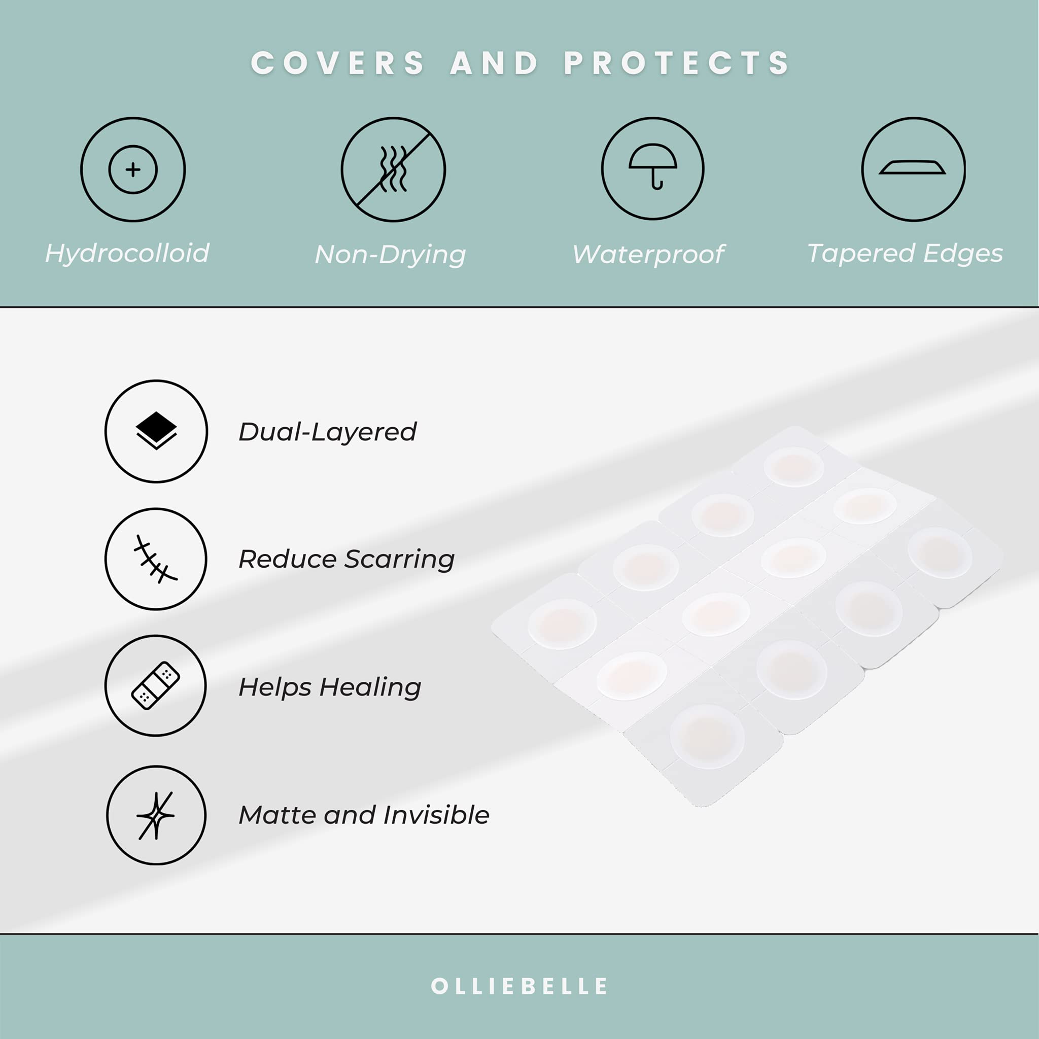 SMARTMED Cover Dot Acne Care (120 Dots) Skin Blemish Treatment with Hydrocolloid | Clear, Waterproof Patch | Oil and Pimple Absorbing | Made in USA