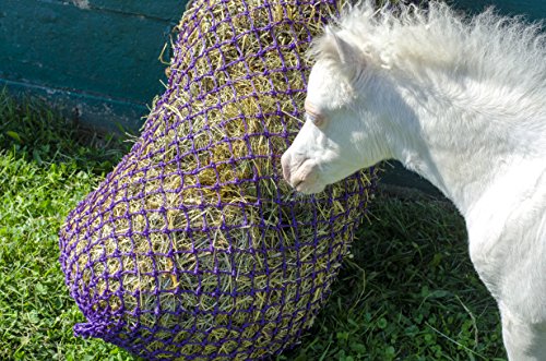Derby Originals Eager Feeder 56" and 42" Large Slow Feed Hanging Horse Hay Nets with 1.5β Openings