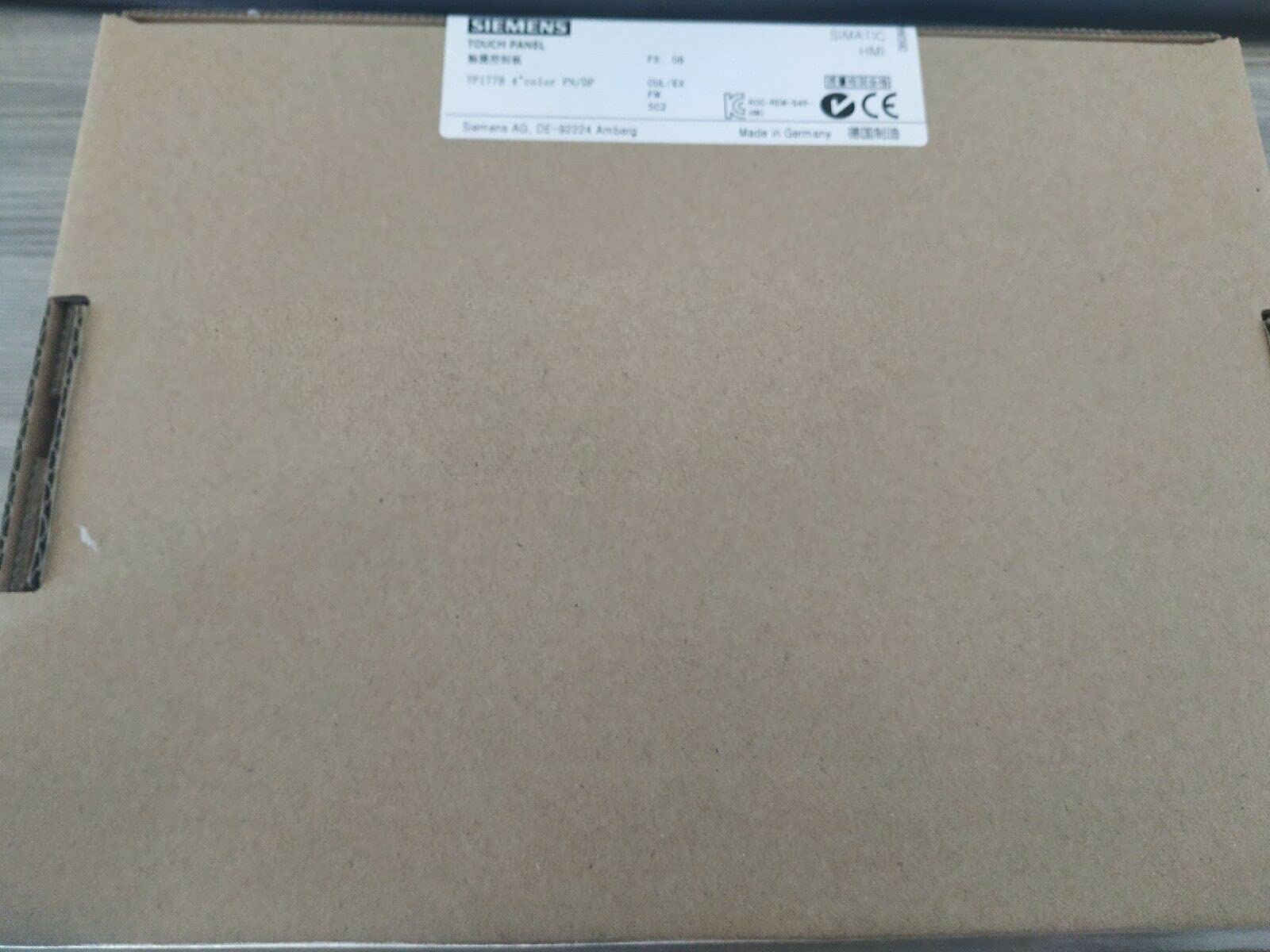 6AV6642-0BD01-3AX0TP 177B 4" Color PN/DP TFT 256 Color-16: 9 Display Touch Screen 6AV6 642-0BD01-3AX0