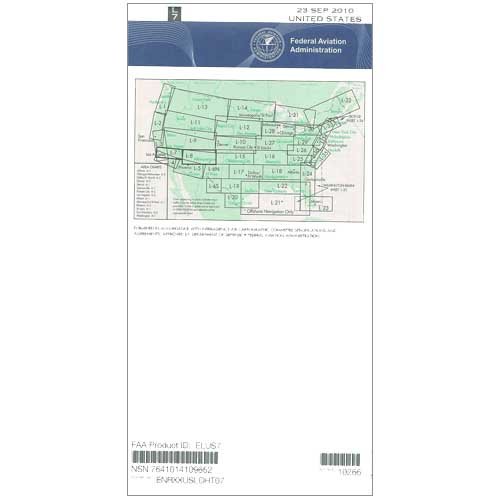 FAA Chart: Enroute Low Altitude L7/8 ELUS7 (Current Edition)
