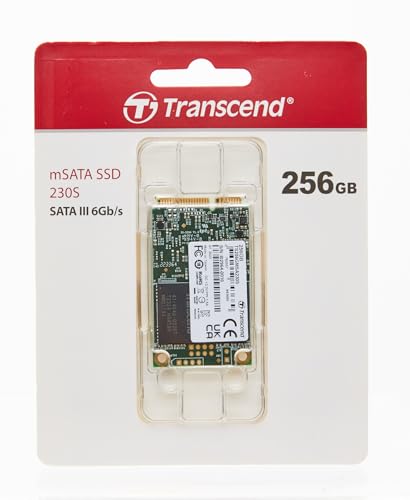 Transcend 256GB MSA230S mSATA SSD, MO-300A, Solid State Drive, SATAIII - TS256GMSA230S