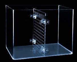 ONE Set of DIY Designed Clear Easy to Bent Cut and Assemble for Most Fish Tanks (Suction Cups are Included)