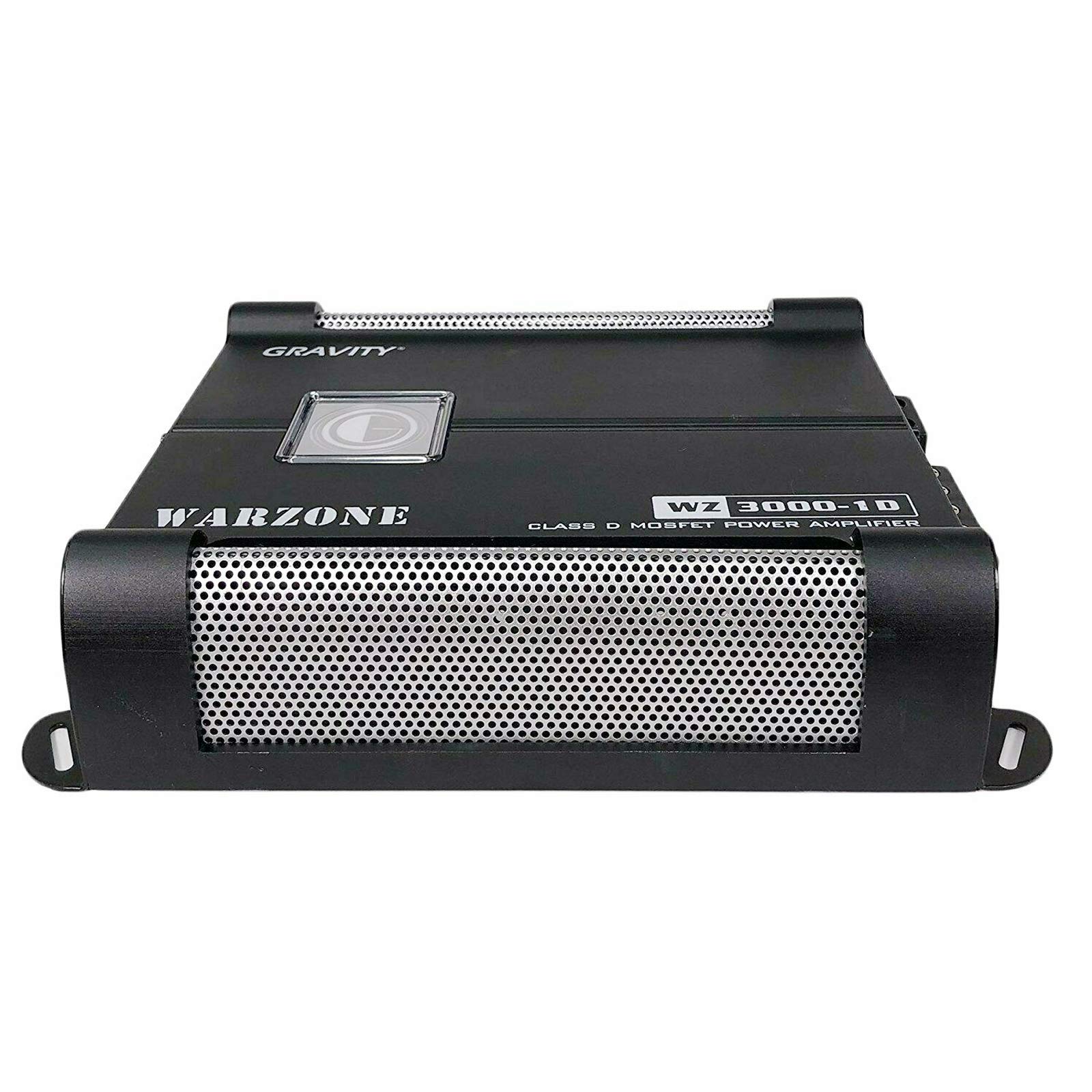 Car Amplifiers - Gravity Audio WZ3000.1D Warzone 3000W Class D Amp 1/2/4 Ohm Stable with Remote Sub Control