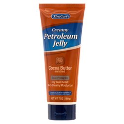 4 Pack of Xtra Care Creamy Petroleum Jelly Skin Moisturizer Cocoa Butter Enriched 7 Ounces Each
