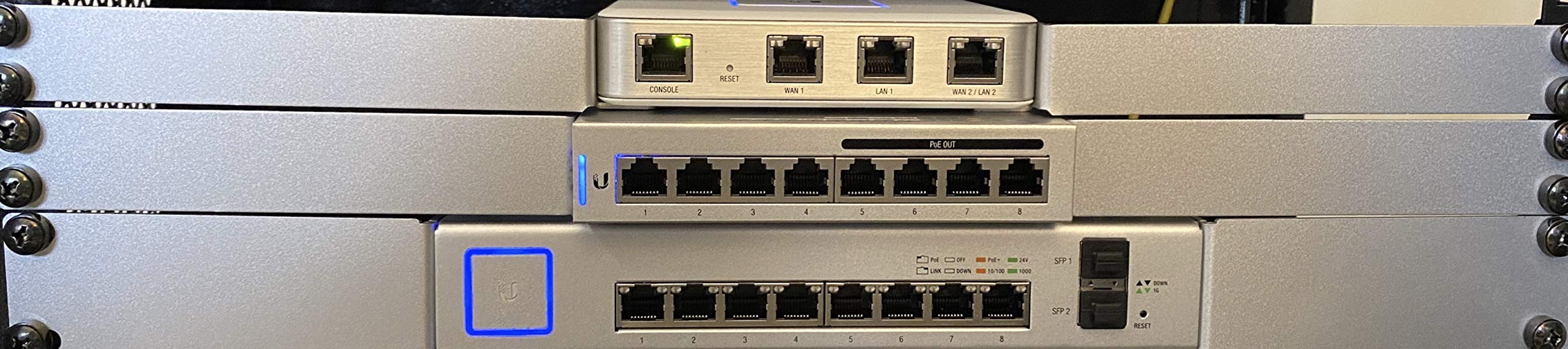 RACKIDEA UniFi US-8-60W Ear RI-UB8RMBA60 | Rack Mount Brackets(Ear) for UniFi Switch 8 Port 60W