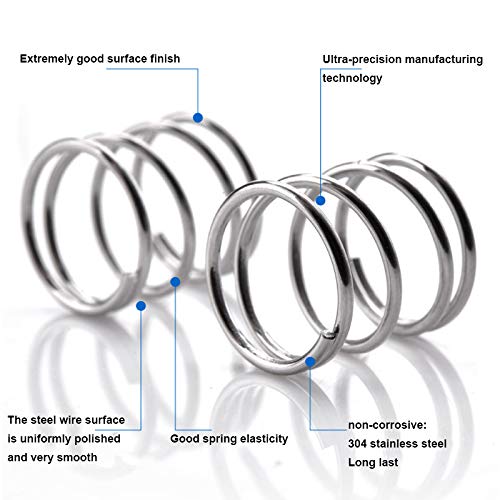 3pcs Springs 2lb 4lb 6lb Tension Custom Spring for SANWA JLF Joysticks [no_operating_system]…