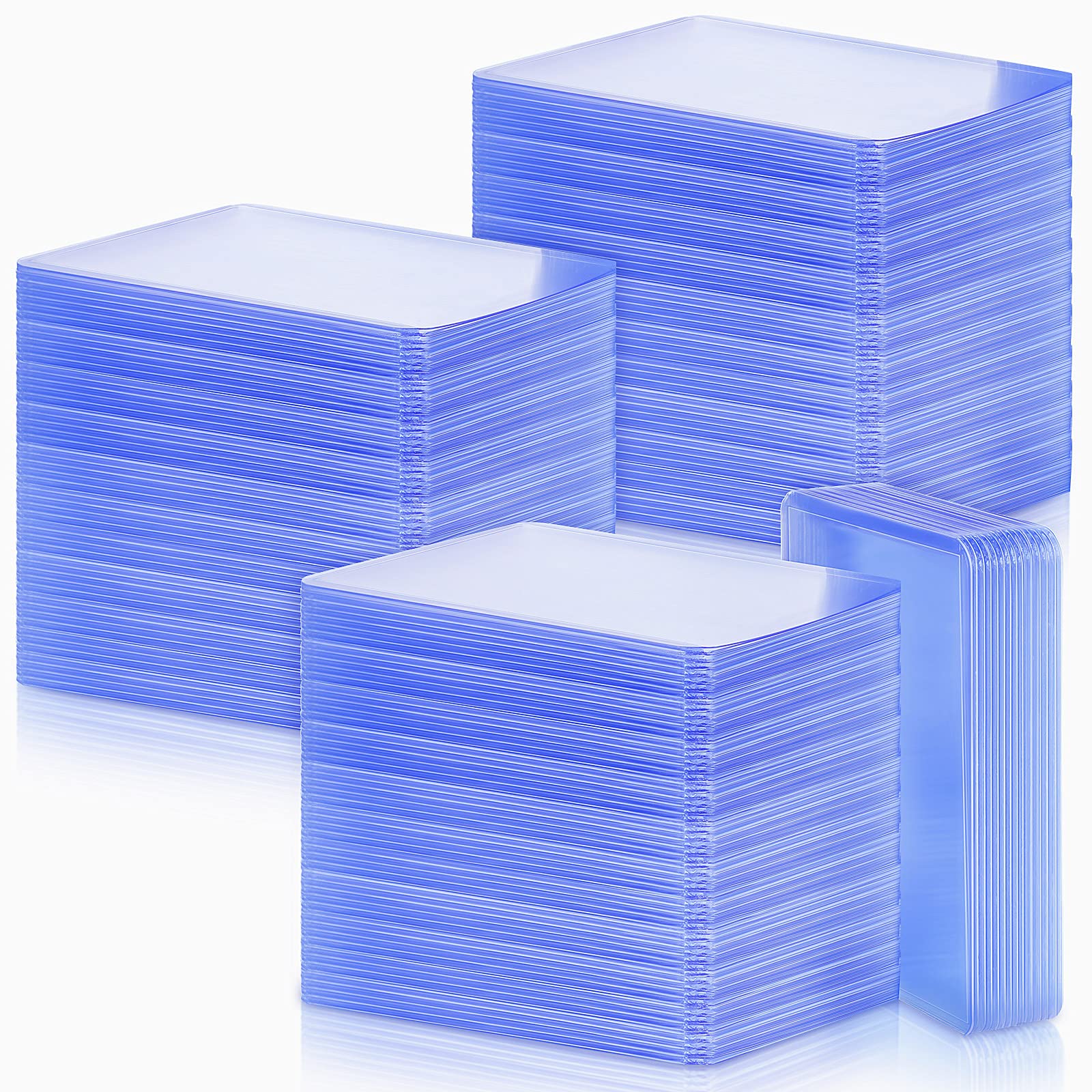 Card Sleeves Baseball Card Protectors Hard Plastic Top Loads for Cards 3 x 4 Inch Baseball Card Sleeves Trading Card Sleeves PVC Holder for Sports Baseball Football Game Cards (36 Pieces)