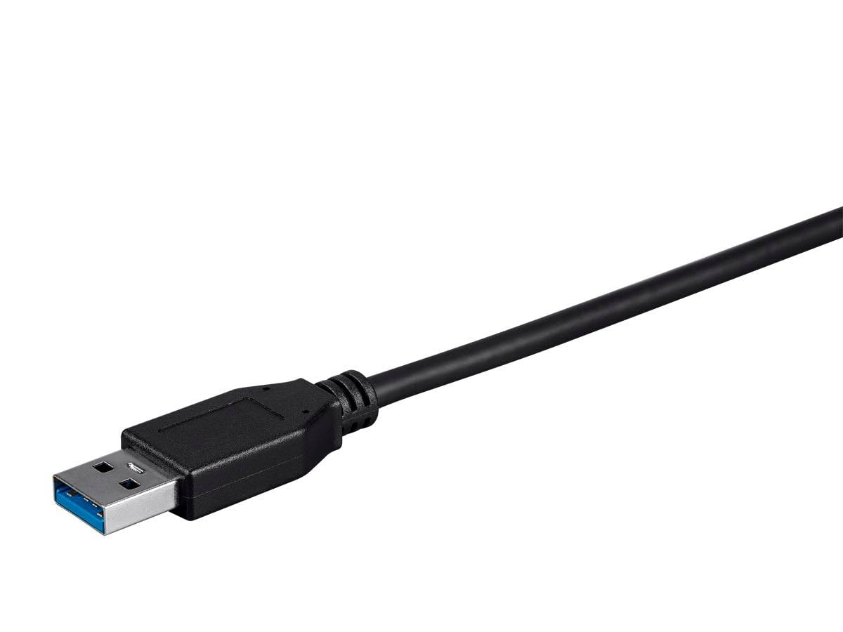 Monoprice USB Type-C to USB Type-A 3.1 Gen 2 Cable, 10Gbps, 3A, 30AWG, To Use with Samsung Galaxy S9 S8 Note 8 Pixel, LG V30 G6 G5, Nintendo Switch, and more 1 Meter (3.3 Feet) Black - Select Series