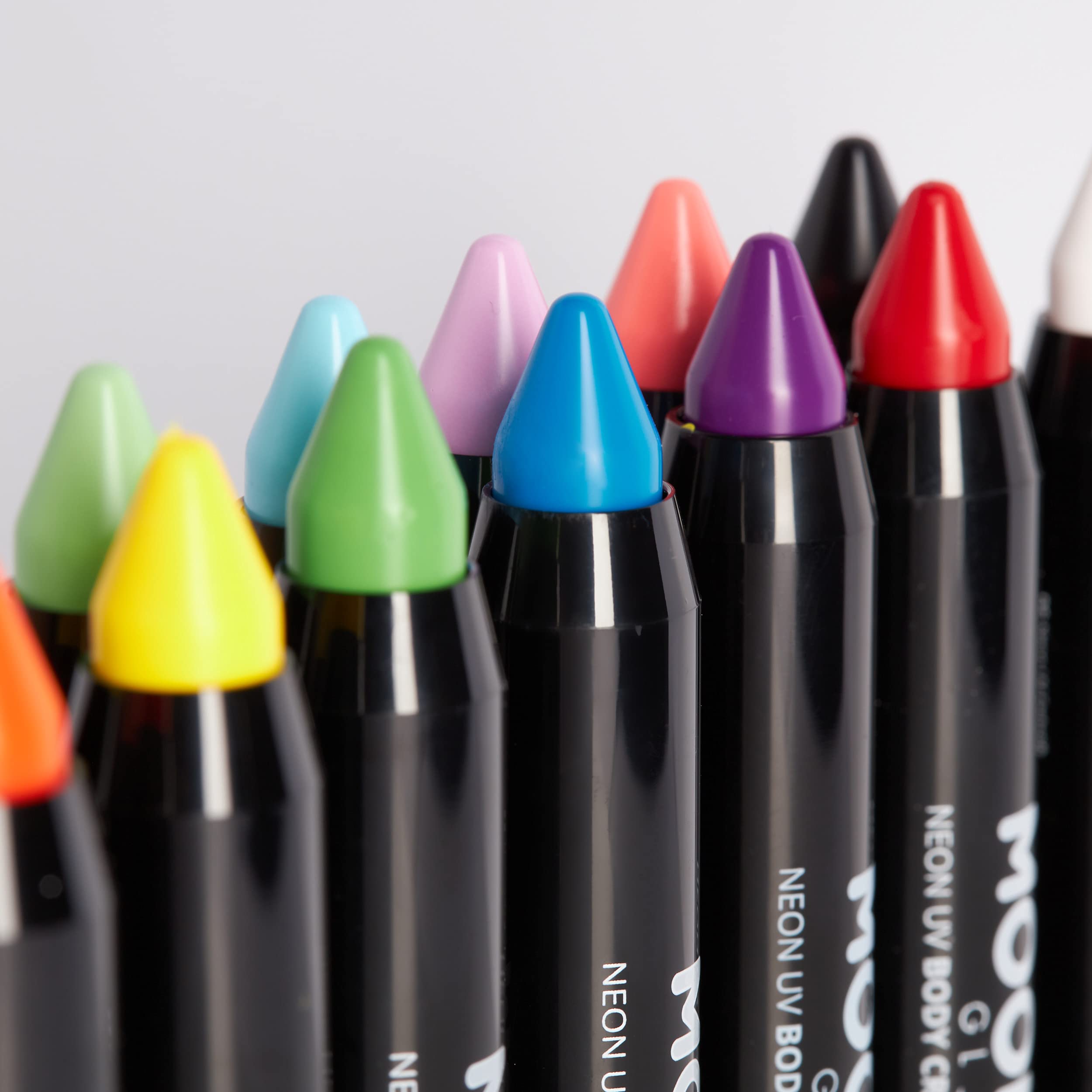 Moon Glow - Neon UV Paint Stick Body Crayon for the Face & Body – Black