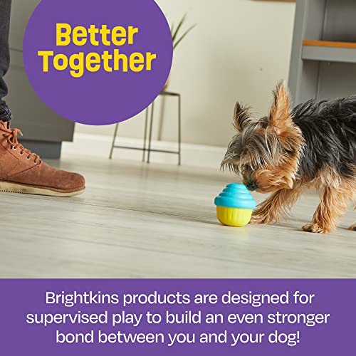 Brightkins Small Cupcake Treat Dispenser for Dogs - Interactive Dog Toys, Dog Birthday Toy for All Breeds