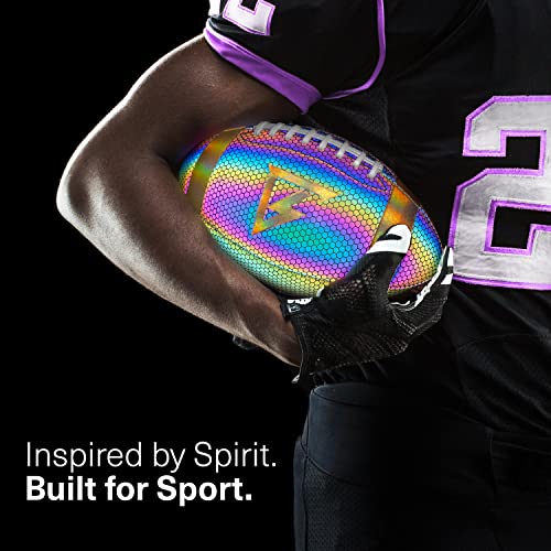 Bright™ American Football - Reflective- Holographic - Glow in The Dark - Children and Adults - Unisex - Size 9