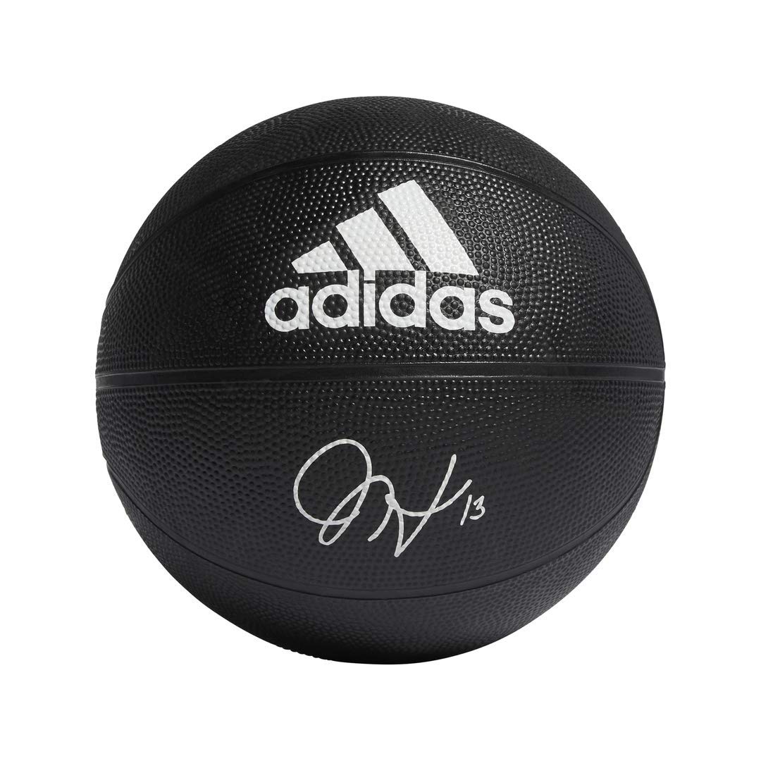 Adidas James Harden Signature Basketball, Black, Size 7