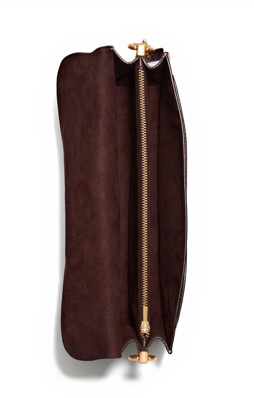 Coach Womens Tabby Shoulder Bag 26 Brass/Wine