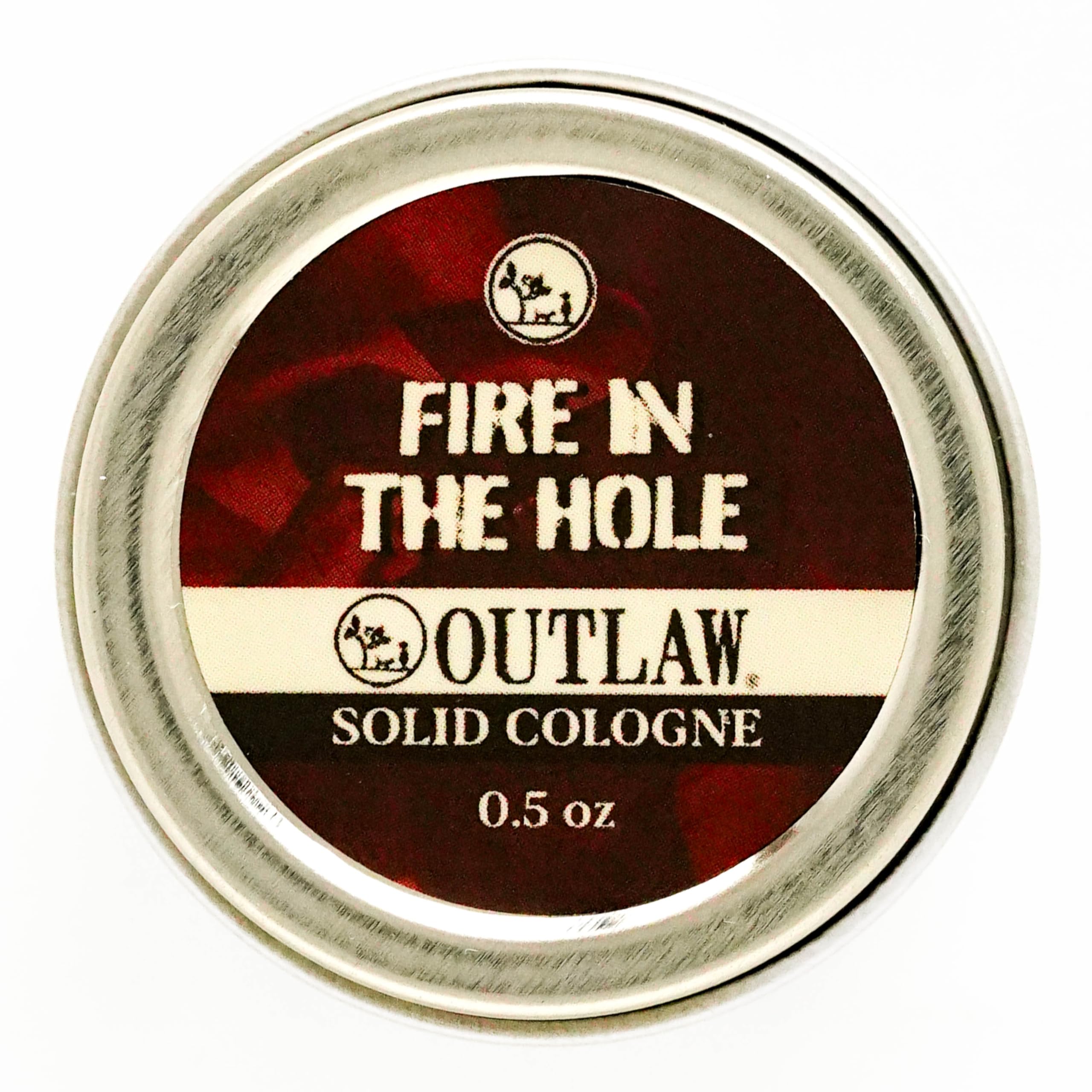 Fire in the Hole Campfire-Scented Solid Cologne - Campfire, Gunpowder, Sagebrush, and Whiskey Scent - Men’s or Women’s Cologne - By Outlaw