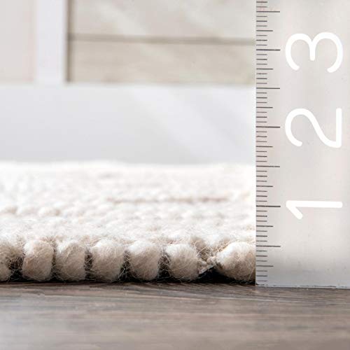 nuLOOM Natti Contemporary Trellis Area Rug, 8' 6" x 11' 6", Beige