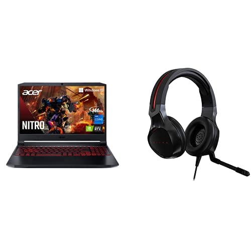 Acer Nitro 5 AN515-57-79TD, Intel Core i7-11800H, NVIDIA GeForce RTX 3050 Ti, 15.6" FHD 144Hz IPS-Display, 8GB DDR4, 512GB SSD, Killer Wi-Fi 6 Nitro Gaming-Headset
