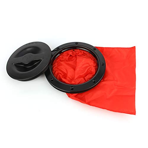 6 Inch Kayak Hatch Deck Plate Marine Hatch Cover Deck Plate Kit with Cat Bag for Kayak Canoe Boat Fishing Accessories