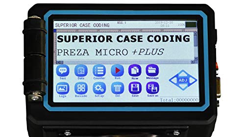 Preza Micro + Plus SBK Portable Handheld Inkjet Printer, Handheld Inkjet Coder, Inkjet Coding Machine, Date Coding Machine, Handheld Date Coder USA