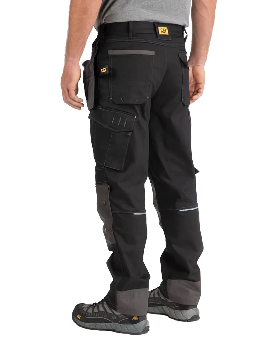 Caterpillar Men's H2O Defender Pant (Regular and Big & Tall Sizes), Black/Graphite, 36W x 32L