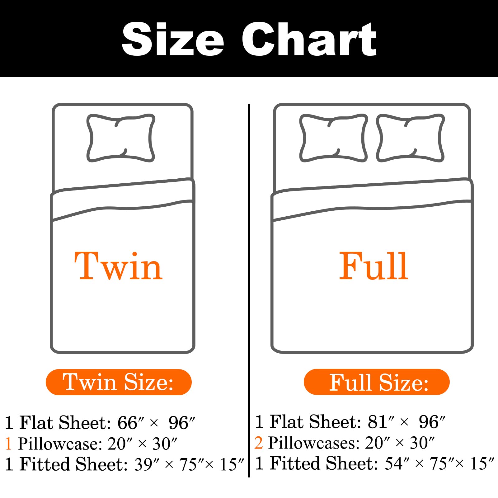 Jekeno Full Size Kids Bedding Sheet Linen Set, Excavator Car Printed Bedroom Decor Bed Sheet Set with Deep Pocket Fitted Sheet + Flat Sheet + 2 PCS Pillowcases for Children Teenager