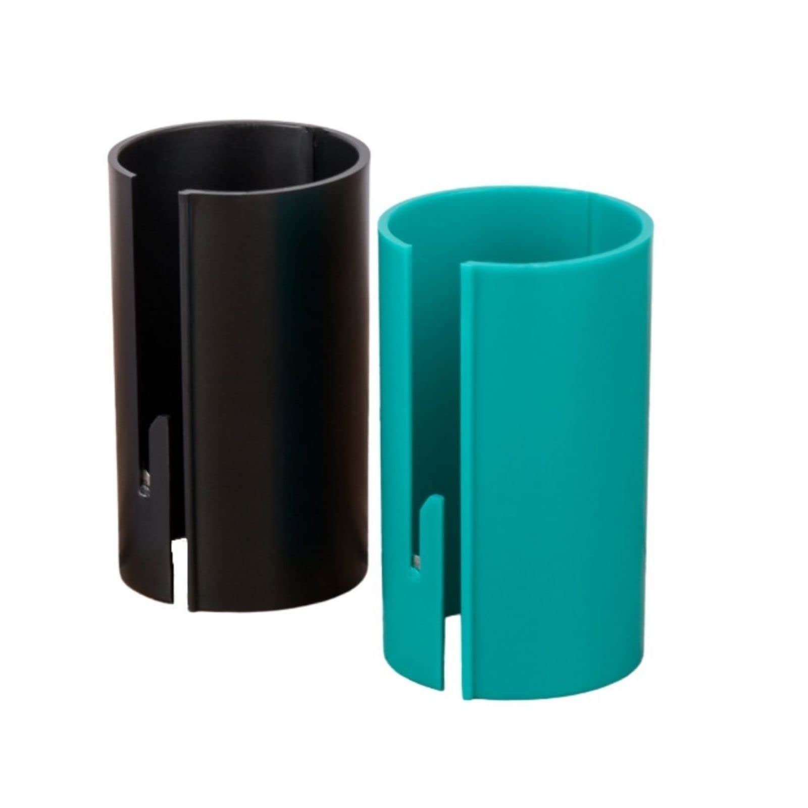 2PCS Christmas Wrapping Paper Cutter Tool Tube, Gift Wrap Cutter, Storage Rack and Dispenser with Embedded Blade, Round Lip, Safer and Easier Cutting