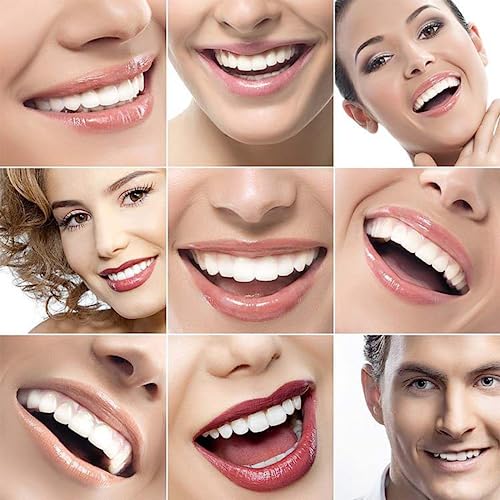 4 PCS Temporary dentures with Veneer for Both Men and Women, Covering Imperfect Teeth,Nature and Comfortable Veneers to Regain Confident Smile-E06