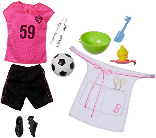 ​Barbie Doll with 2 Career Looks that Feature 8 Clothing and Accessory Surprises to Discover with Unboxing, Gift for 3 to 7 Year Olds