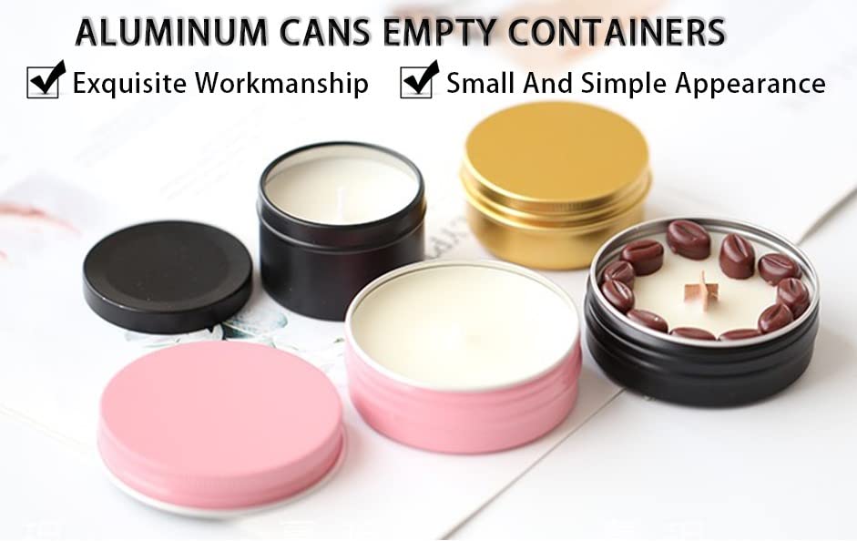 Othmro 12Pcs 5.1oz Metal Round Tins Aluminum Tin Cans Jar Refillable Containers 150ml Tin Cans Tin Bottles Containers with Screw Lid for Salve Spices Lip Balm Tea Candies Silver 83×38mm