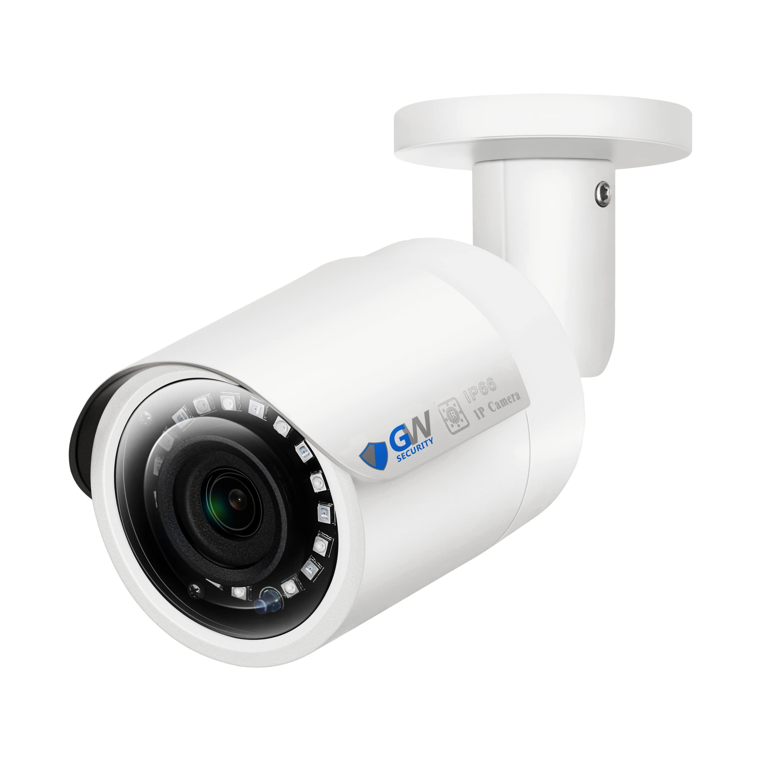 GW Security 16 Channel 4K NVR 5MP POE Audio & Video Smart AI Security Camera System - 16 x 5MP 1920P Weatherproof Bullet Cameras, Built in Microphone, Pre-Installed 4TB Hard Drive