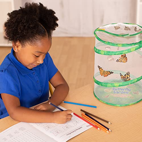 Butterfly Garden: Original Habitat and Live Cup of Caterpillars with STEM Butterfly Journal β Life Science & STEM Education β Butterfly Science Kit
